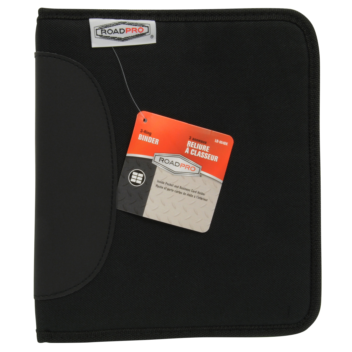 ROADPRO LB-004BK 3-Ring Binder for Loose-Leaf Log Sheets Black for sale ...
